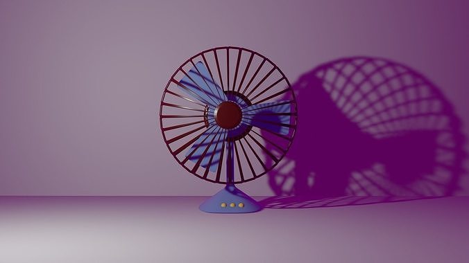3d fan shadow of free 3D model | CGTrader