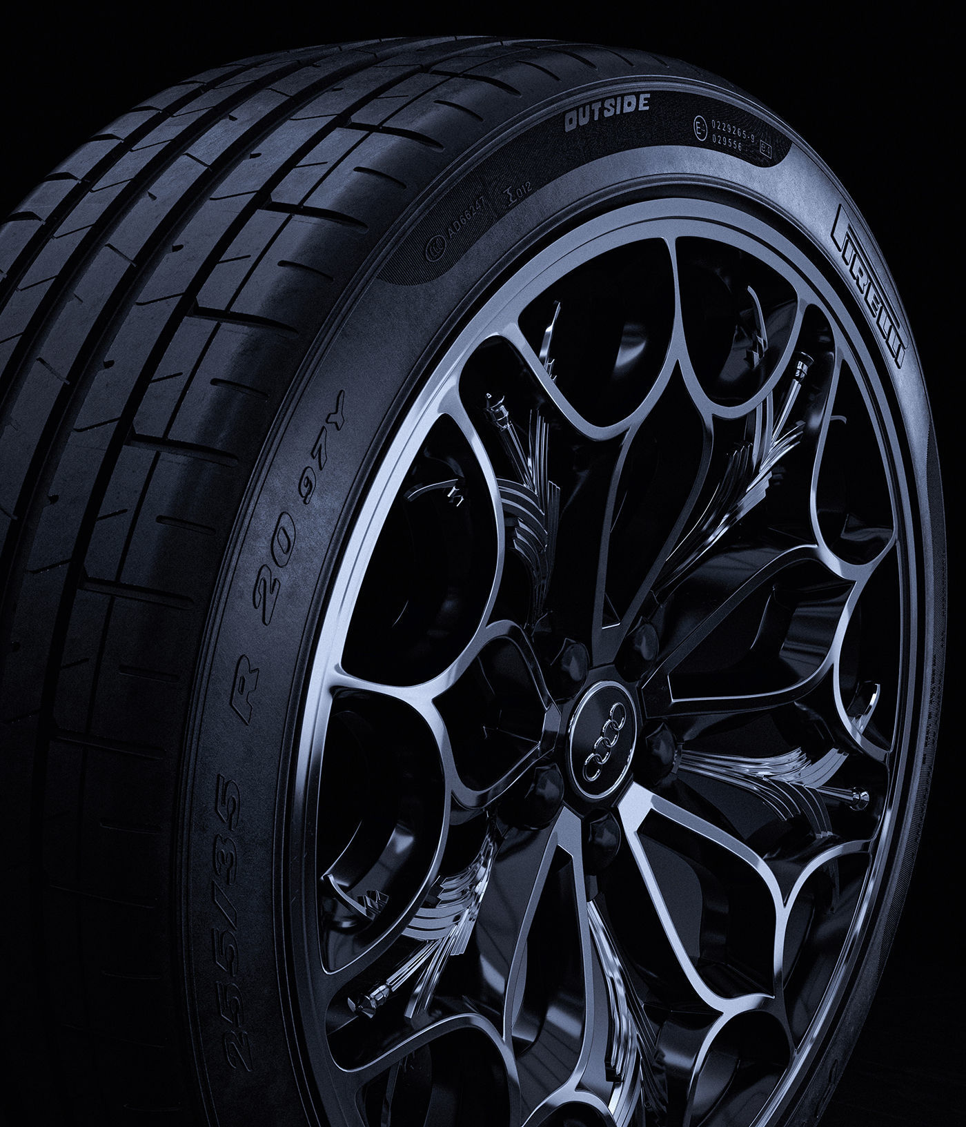 Audi R8 Rim Final Fantasy XV Edition Real World Size 3D model | CGTrader