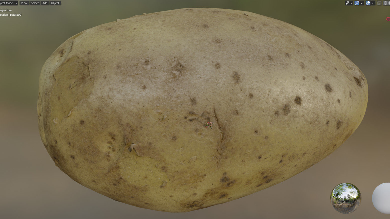 3D model 4k Potato VR / AR / low-poly | CGTrader