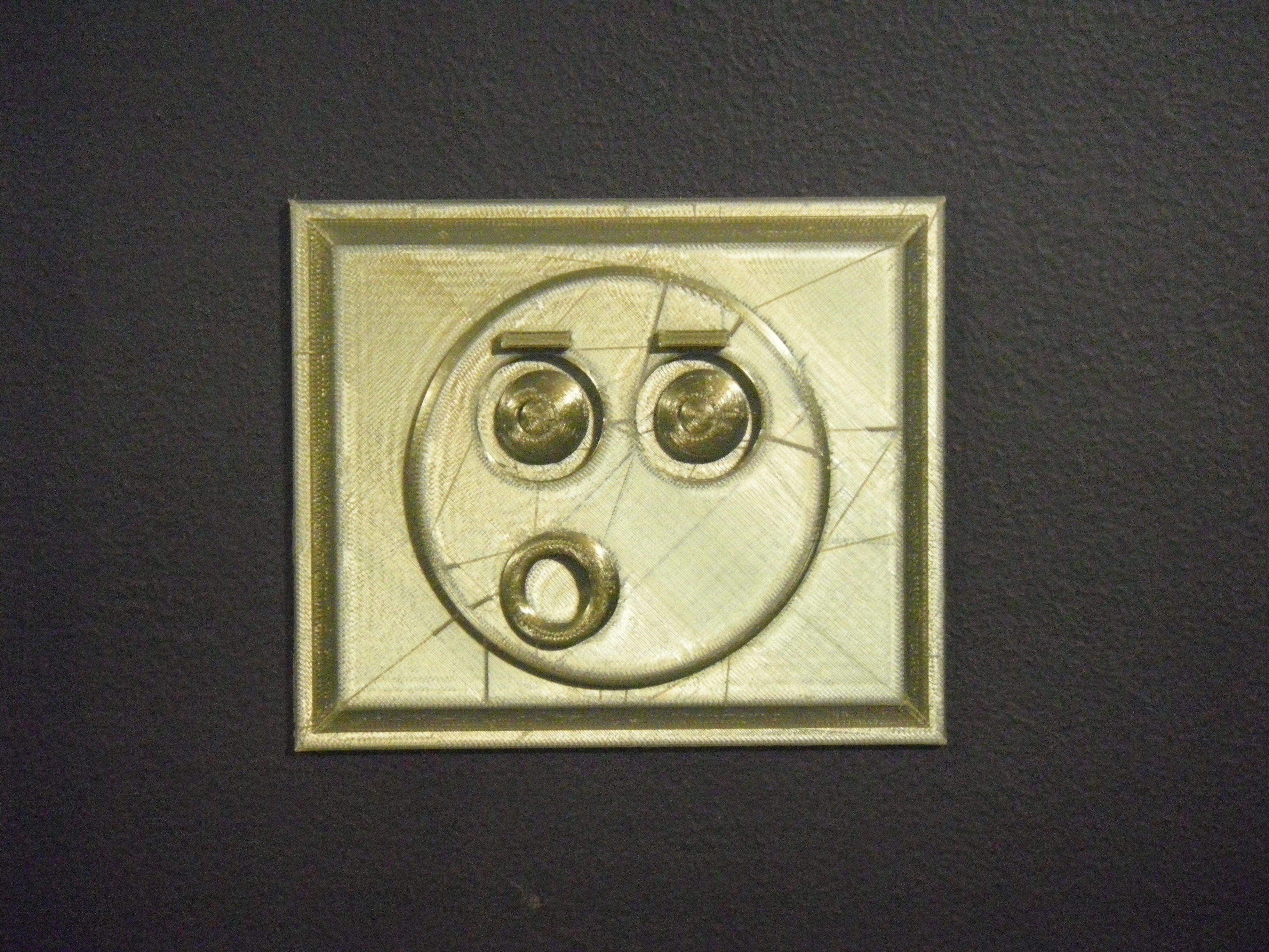 Emoji Wall Art OH-Yeah 3D model 3D printable | CGTrader