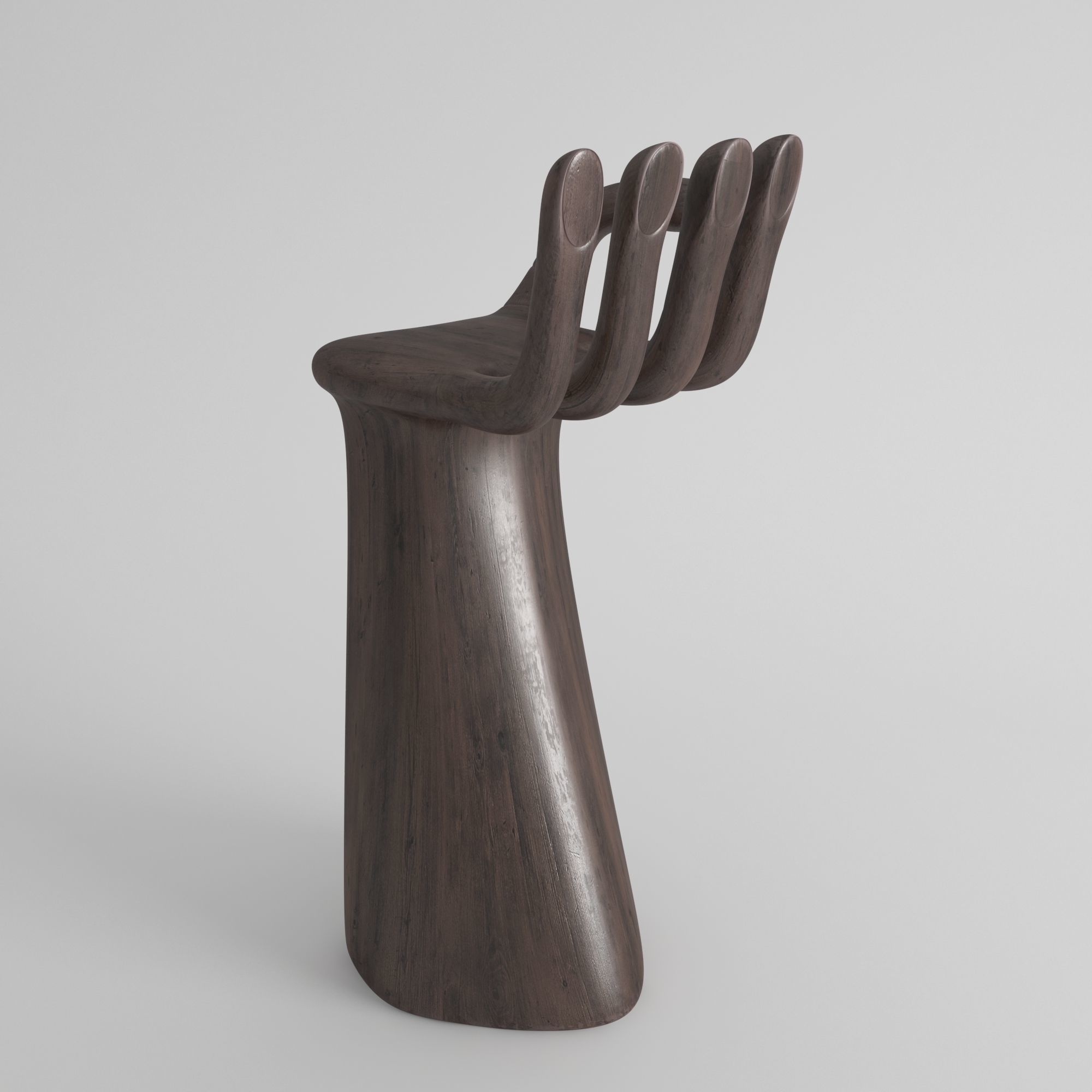 Hand Stool 3D model | CGTrader