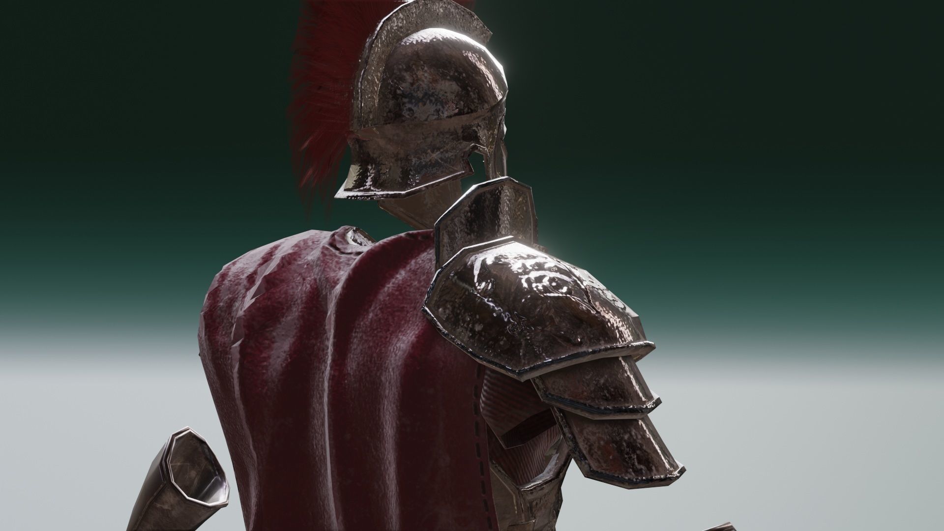 3D model Roman Armour Ancient Warrior Lorica Segmentata Low Poly VR ...