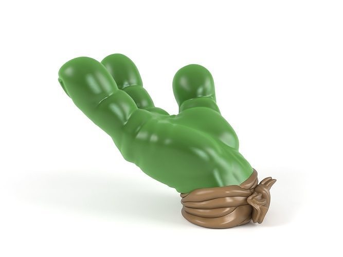 Turtles ninja hand beggar 3D model 3D printable | CGTrader