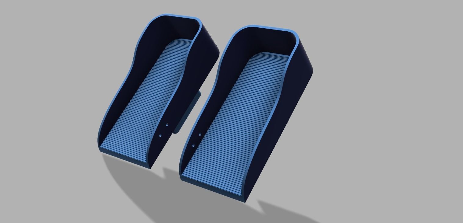 Airbus A320 Rudder Padels 3D model 3D printable | CGTrader