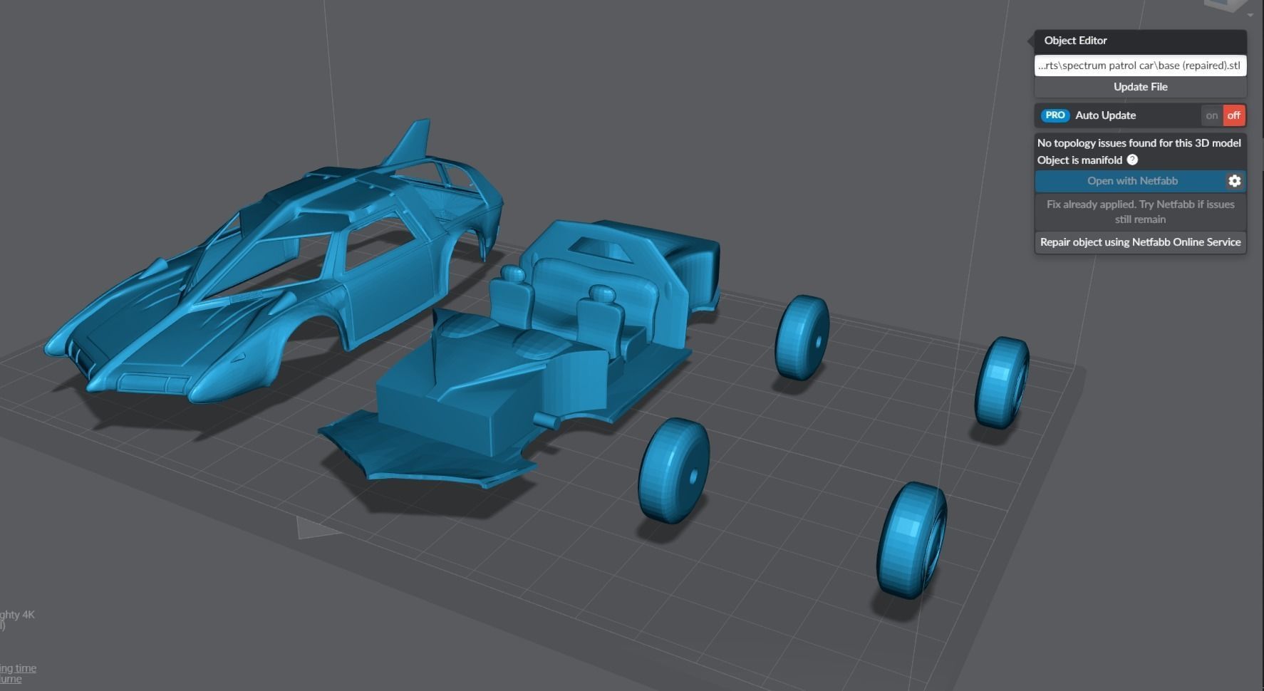 Spectrum Patrol Car Scale 3D model 3D printable | CGTrader