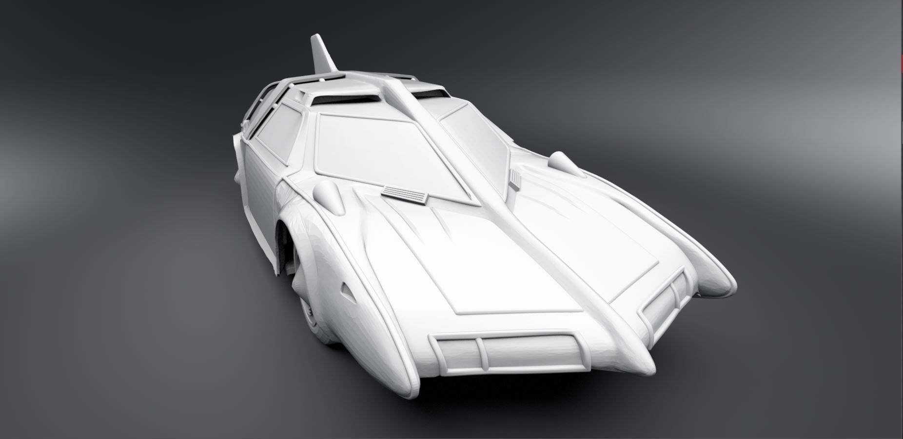 Spectrum Patrol Car Scale 3D model 3D printable | CGTrader