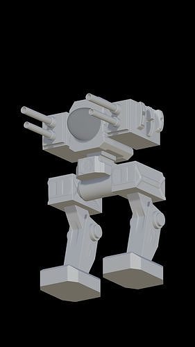 Simple Mech Robot free 3D model | CGTrader