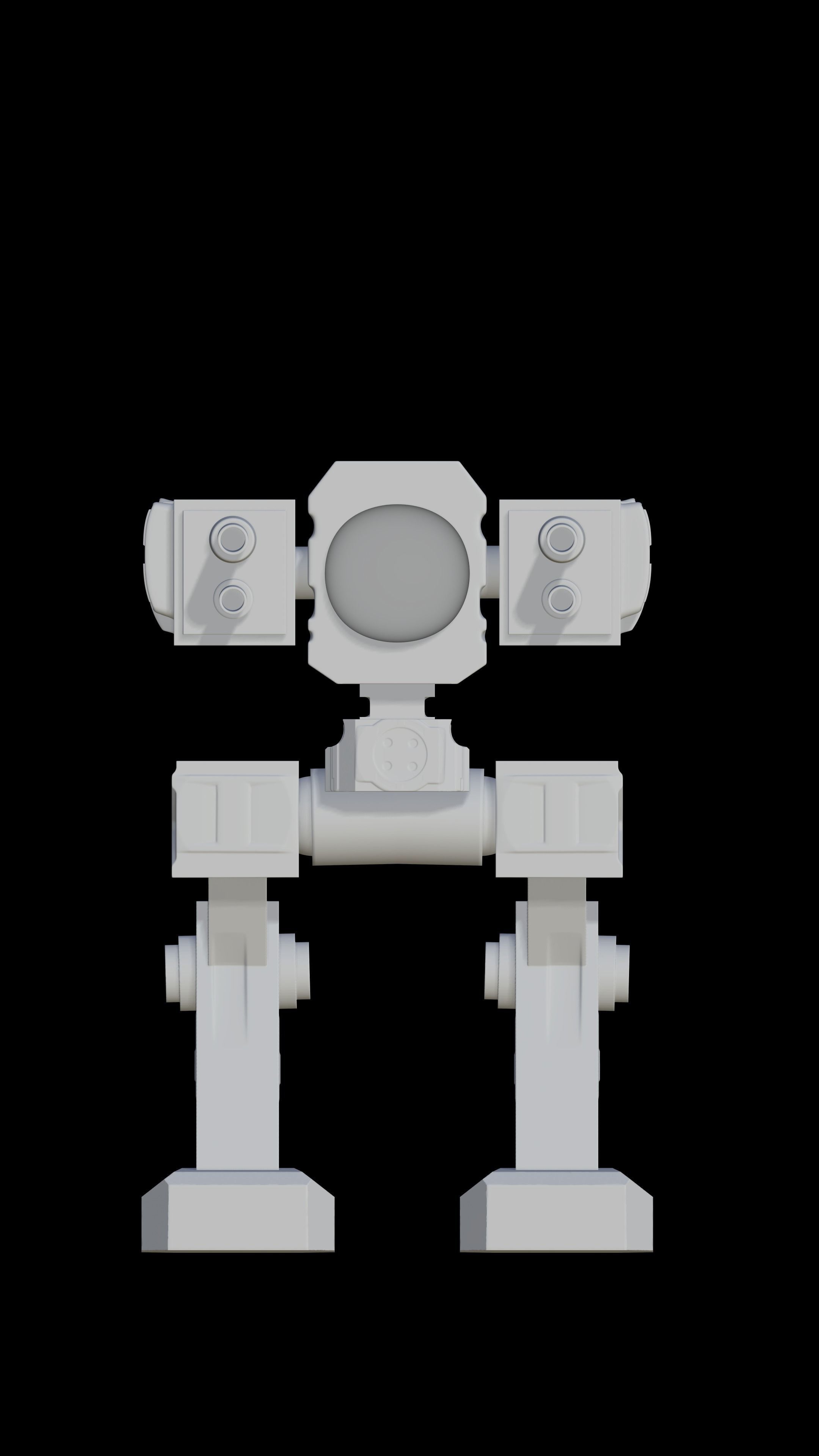 Simple Mech Robot free 3D model | CGTrader