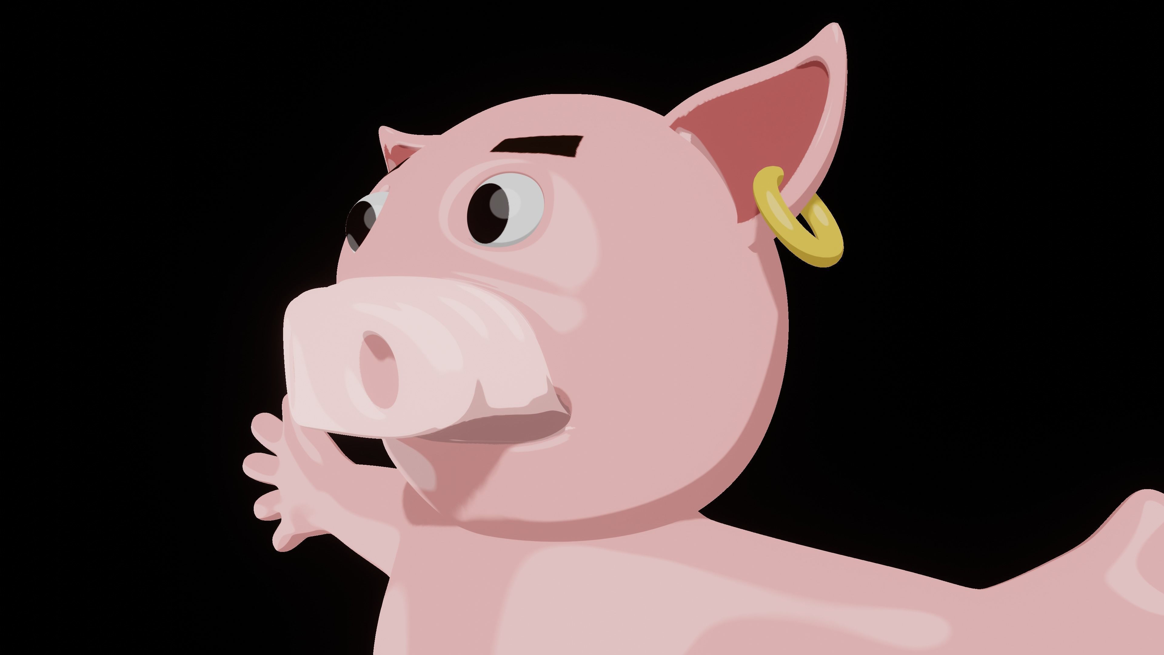 3D model Boxer Pig VR / AR / low-poly | CGTrader
