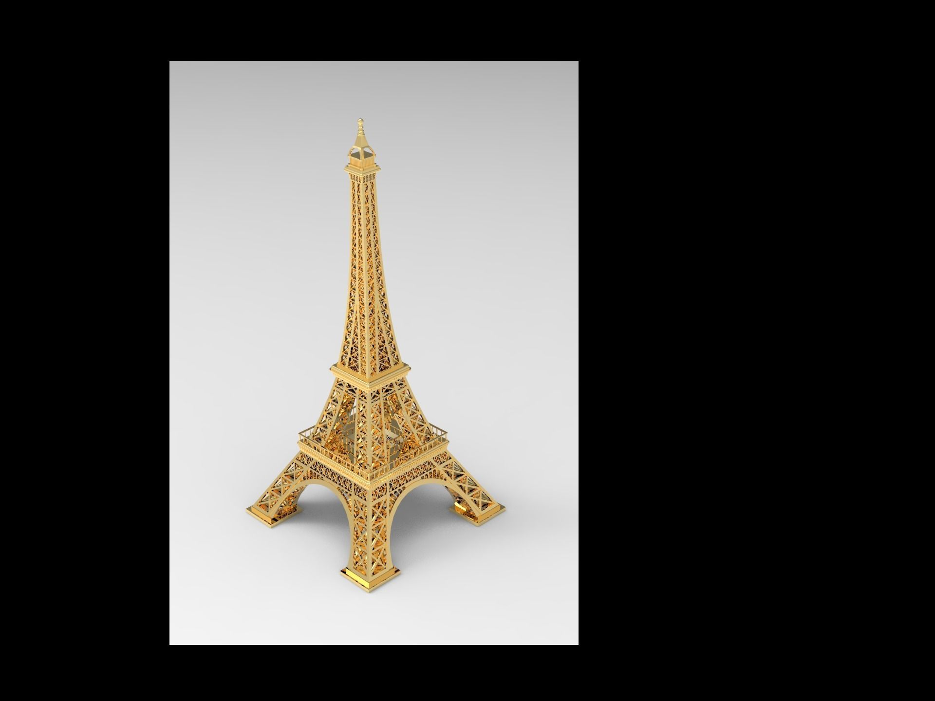 Eiffel Tower for 3D Printing 3D model 3D printable | CGTrader