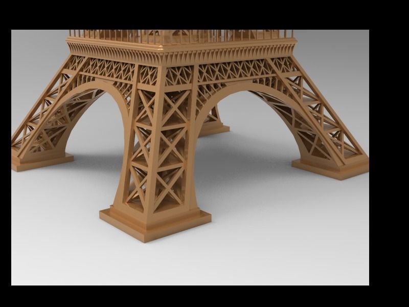 Eiffel Tower for 3D Printing 3D model 3D printable | CGTrader