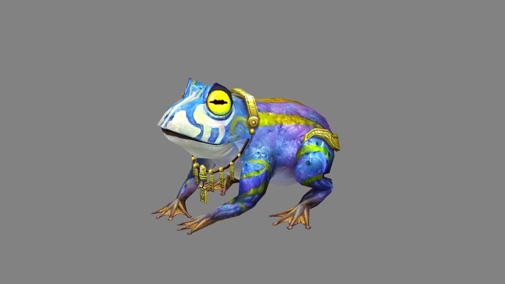 3D model Cartoon mutant frog VR / AR / low-poly | CGTrader