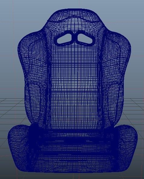 car chair free 3D model | CGTrader