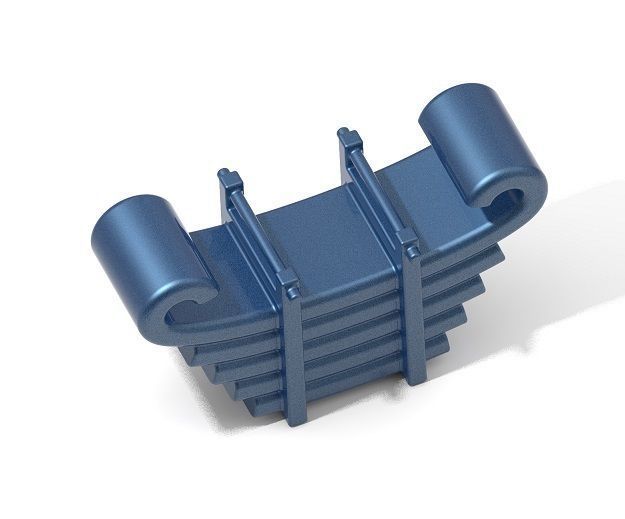 Kids Engineering Leaf Spring 3D model 3D printable | CGTrader