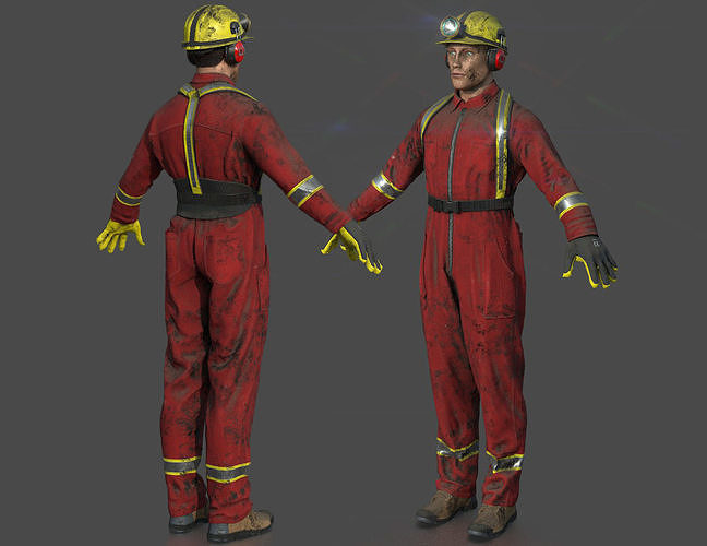 MINER MAN 3D model | CGTrader