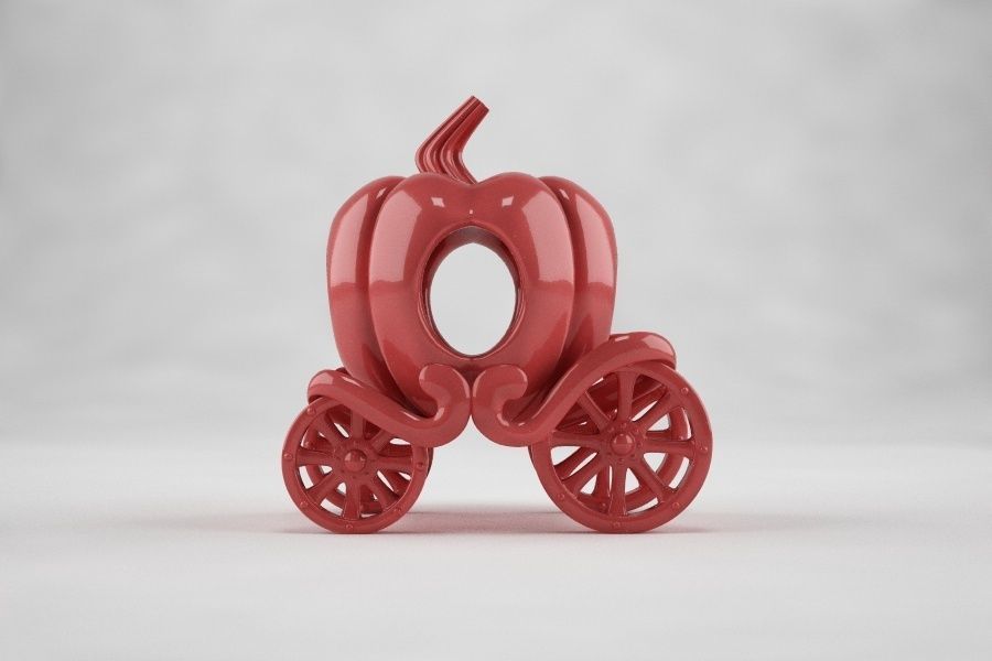 pumpkin carriage 3D model 3D printable | CGTrader