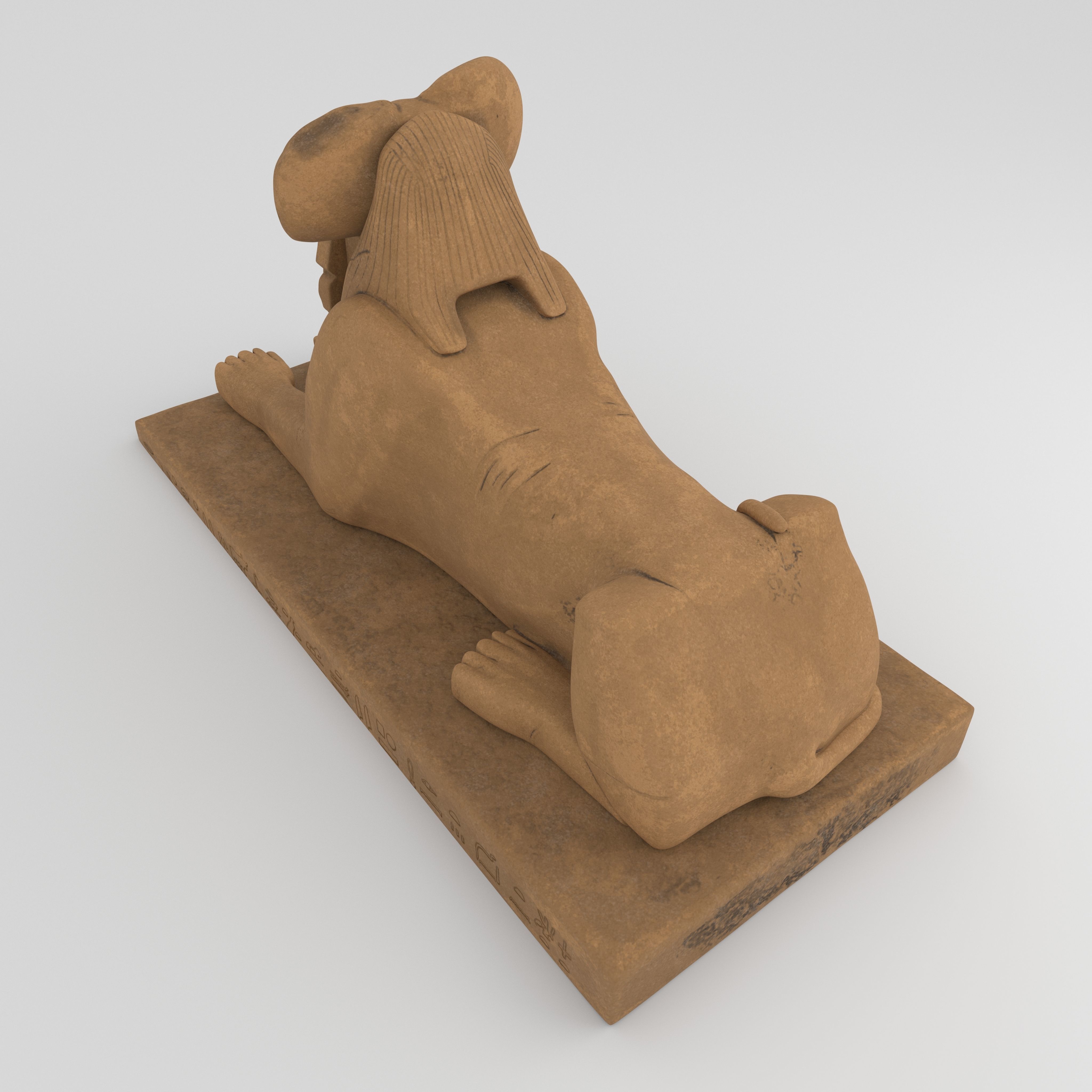 Sphinx Ram ruin 3D model | CGTrader