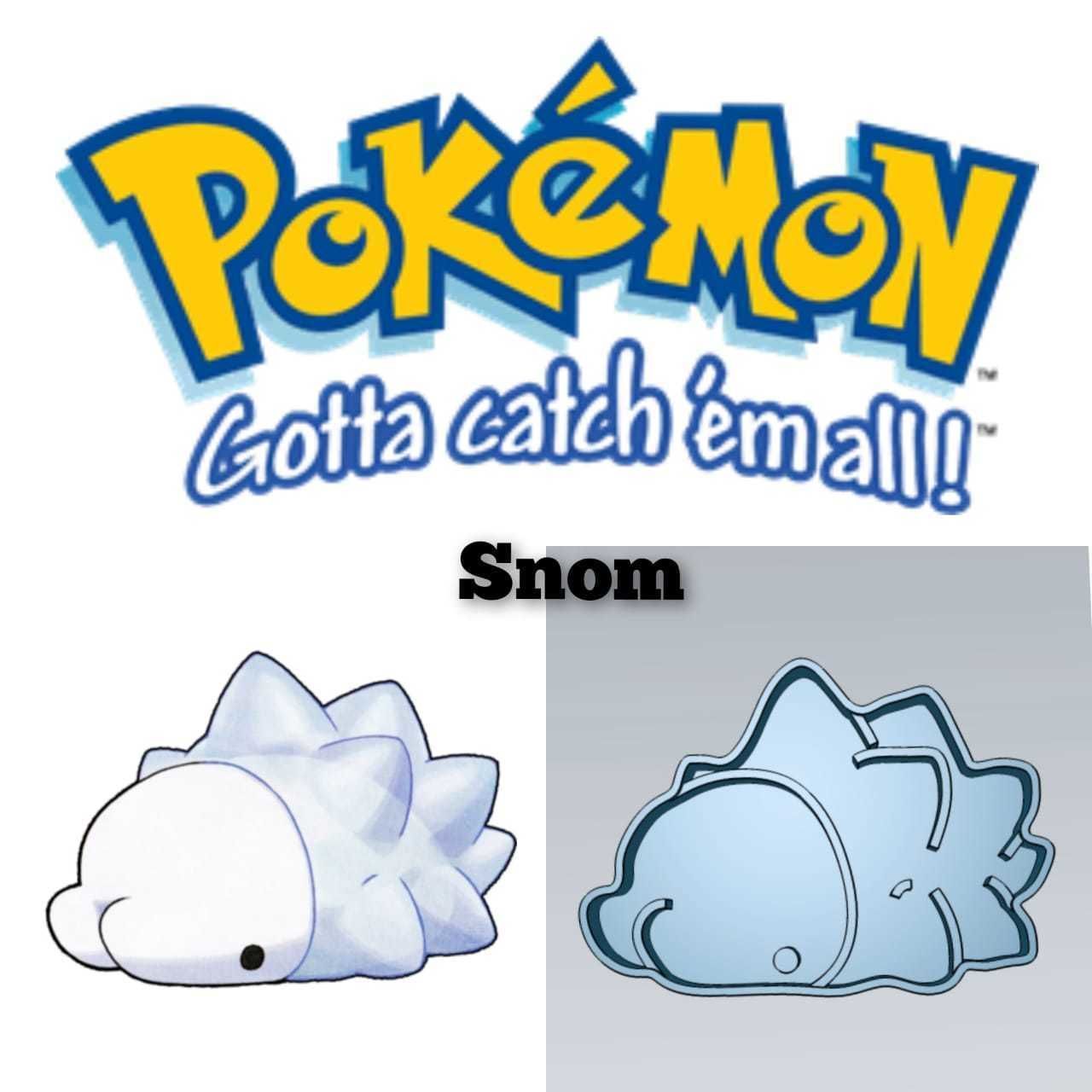Pokemon Snom Cookie Cutter Stamp Cake Decorating 3D model animated ...