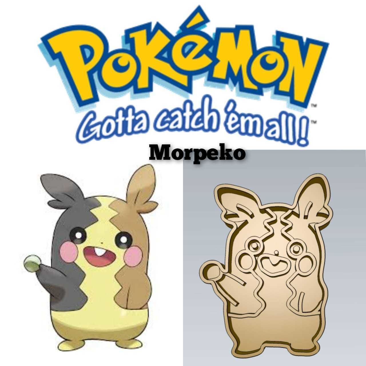 Pokemon Morpeko Cookie Cutter Stamp Cake Decorating 3D model animated | CGTrader