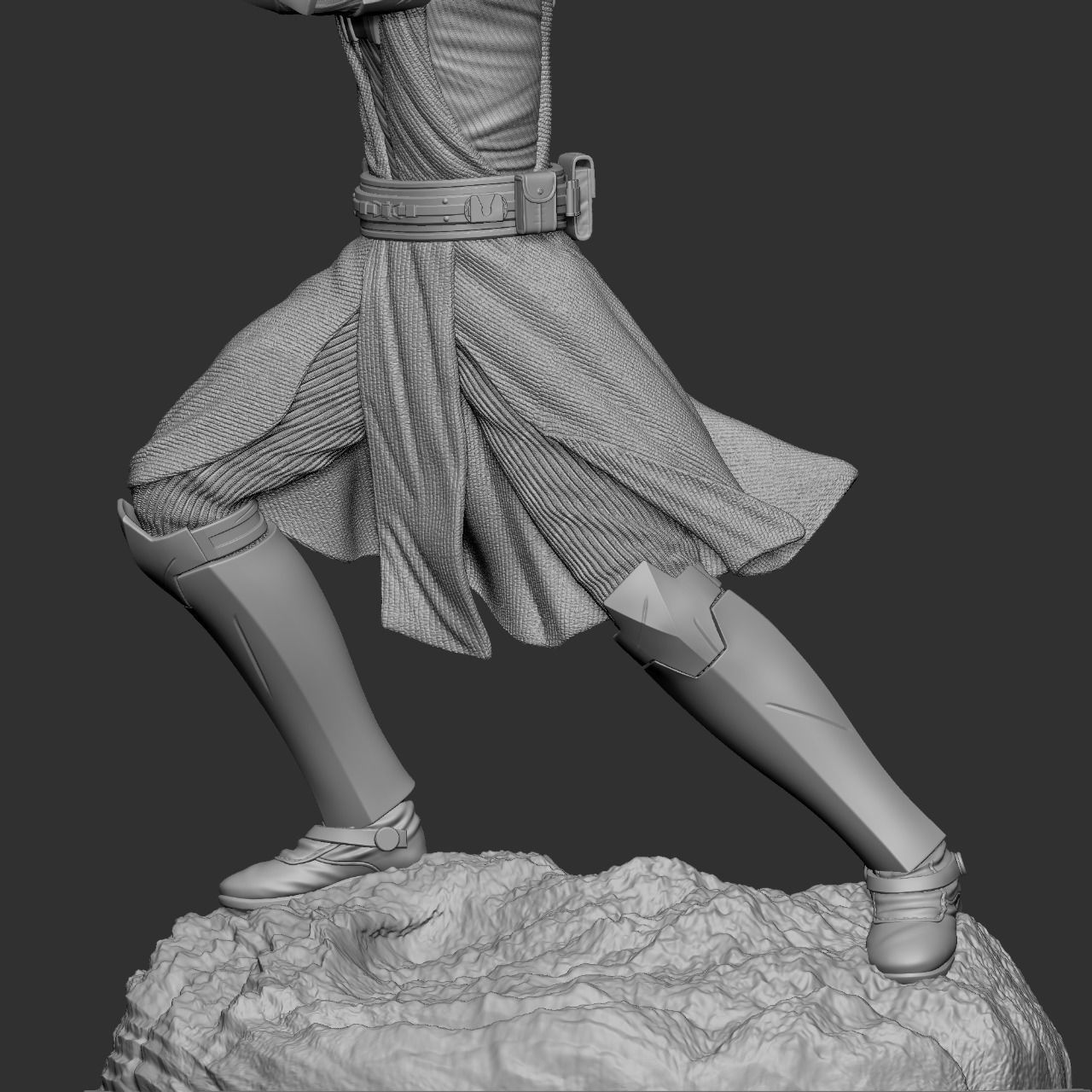 Obi Wan Kenobi Clone Wars 3D model 3D printable | CGTrader