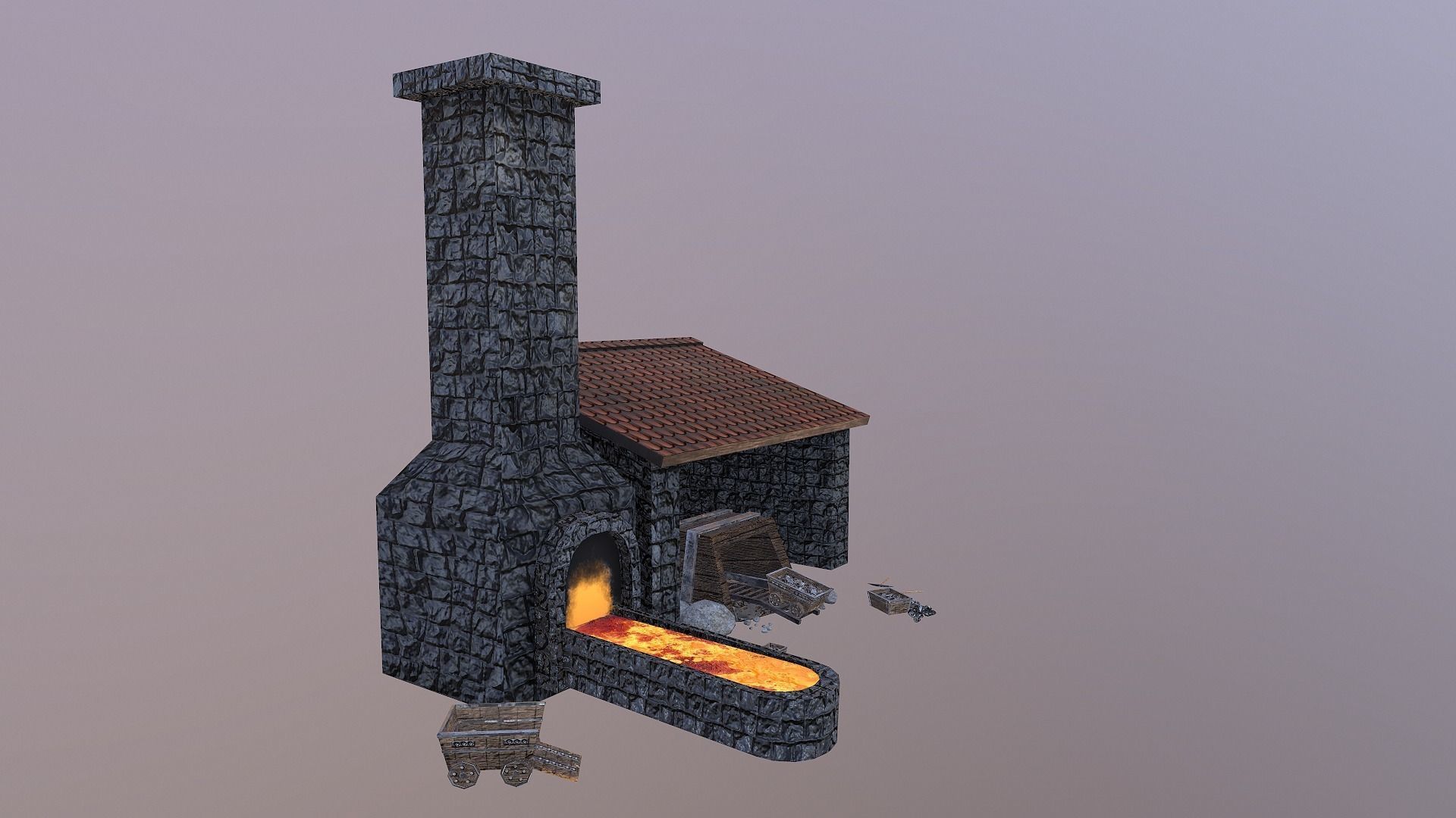 Iron Mine Level 10 3D model | CGTrader