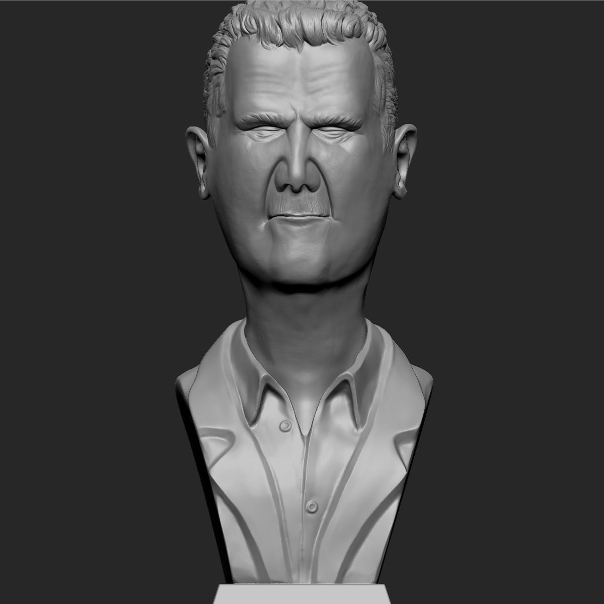Bashar al-Assad dictator Of Syria statue 3d model 3D model | CGTrader