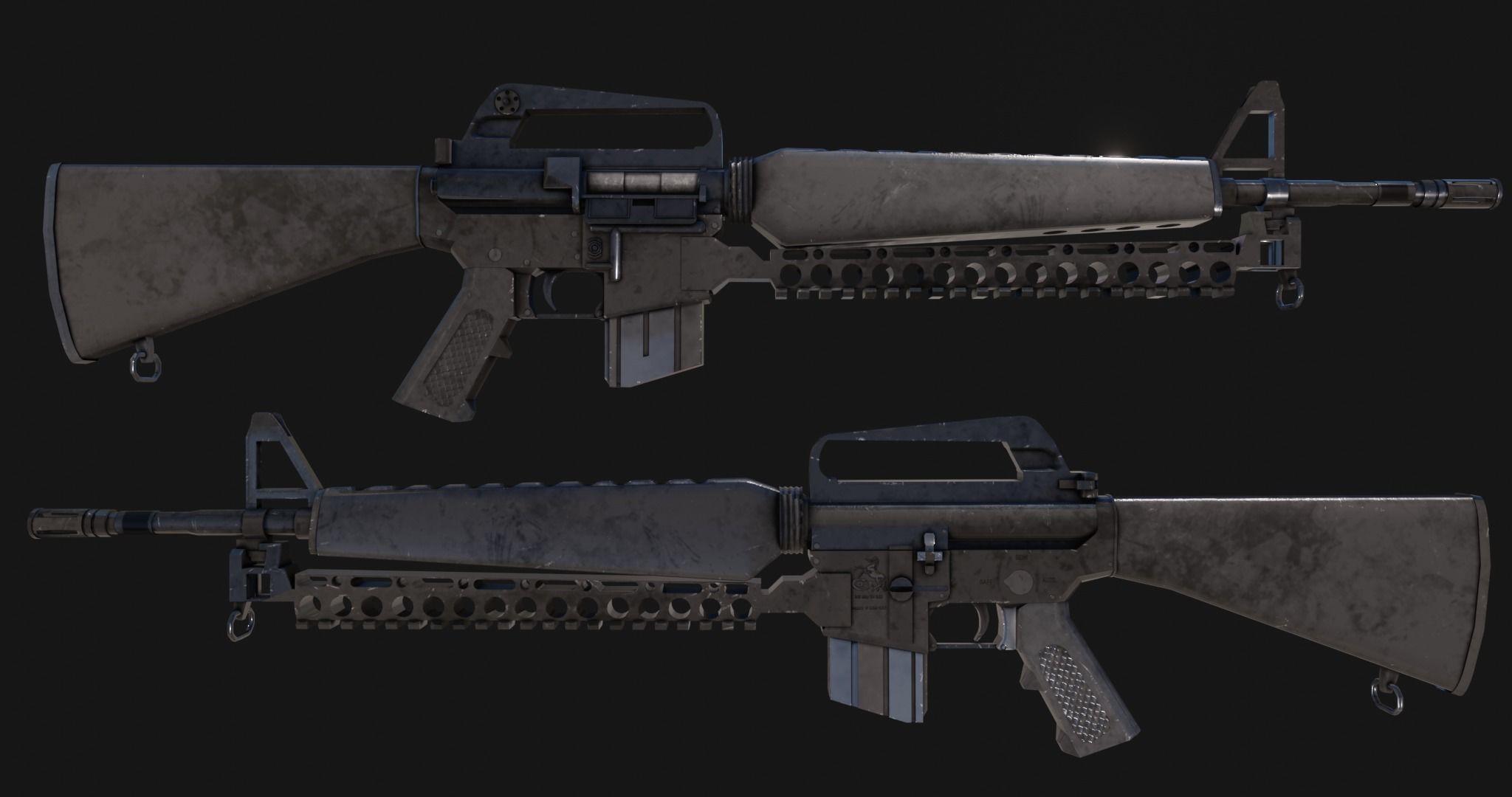 3D model M16 Ultimate Pack VR / AR / low-poly | CGTrader