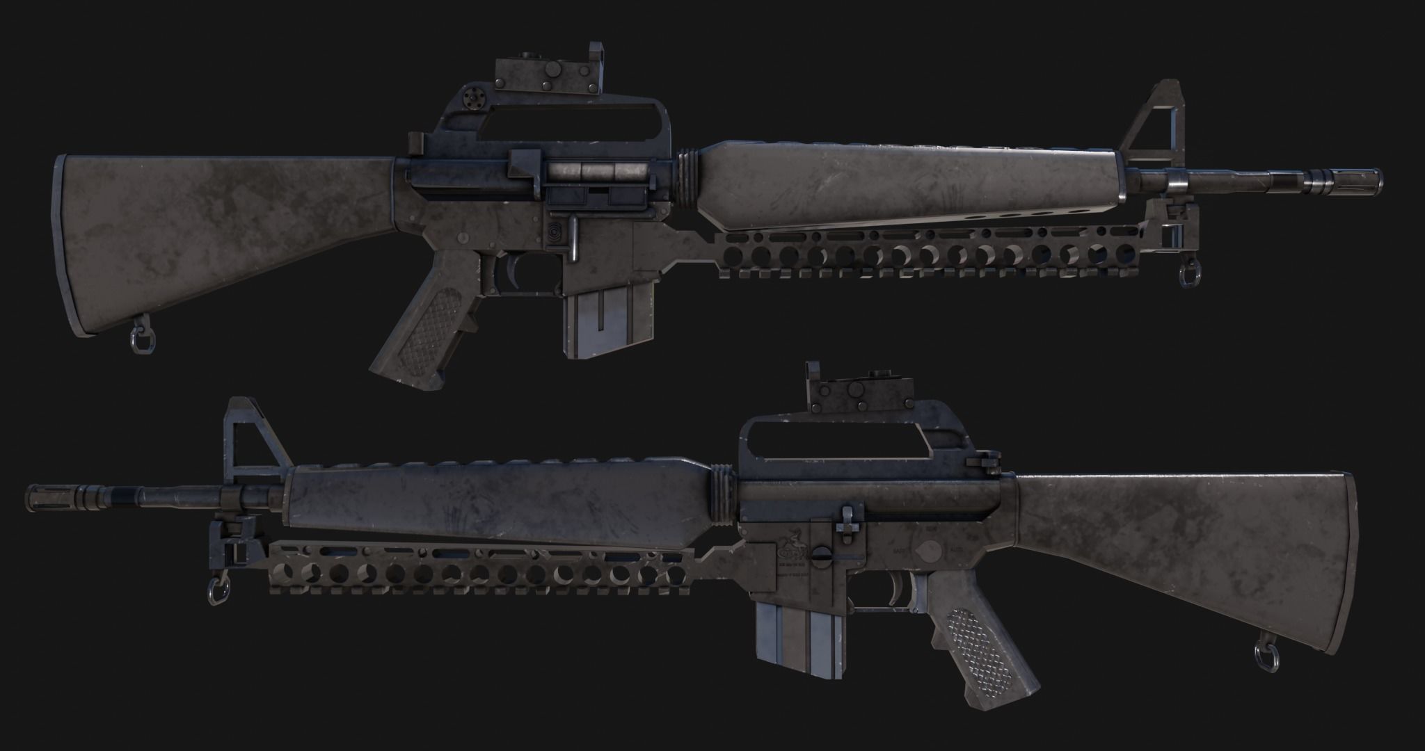 3D model M16 Ultimate Pack VR / AR / low-poly | CGTrader