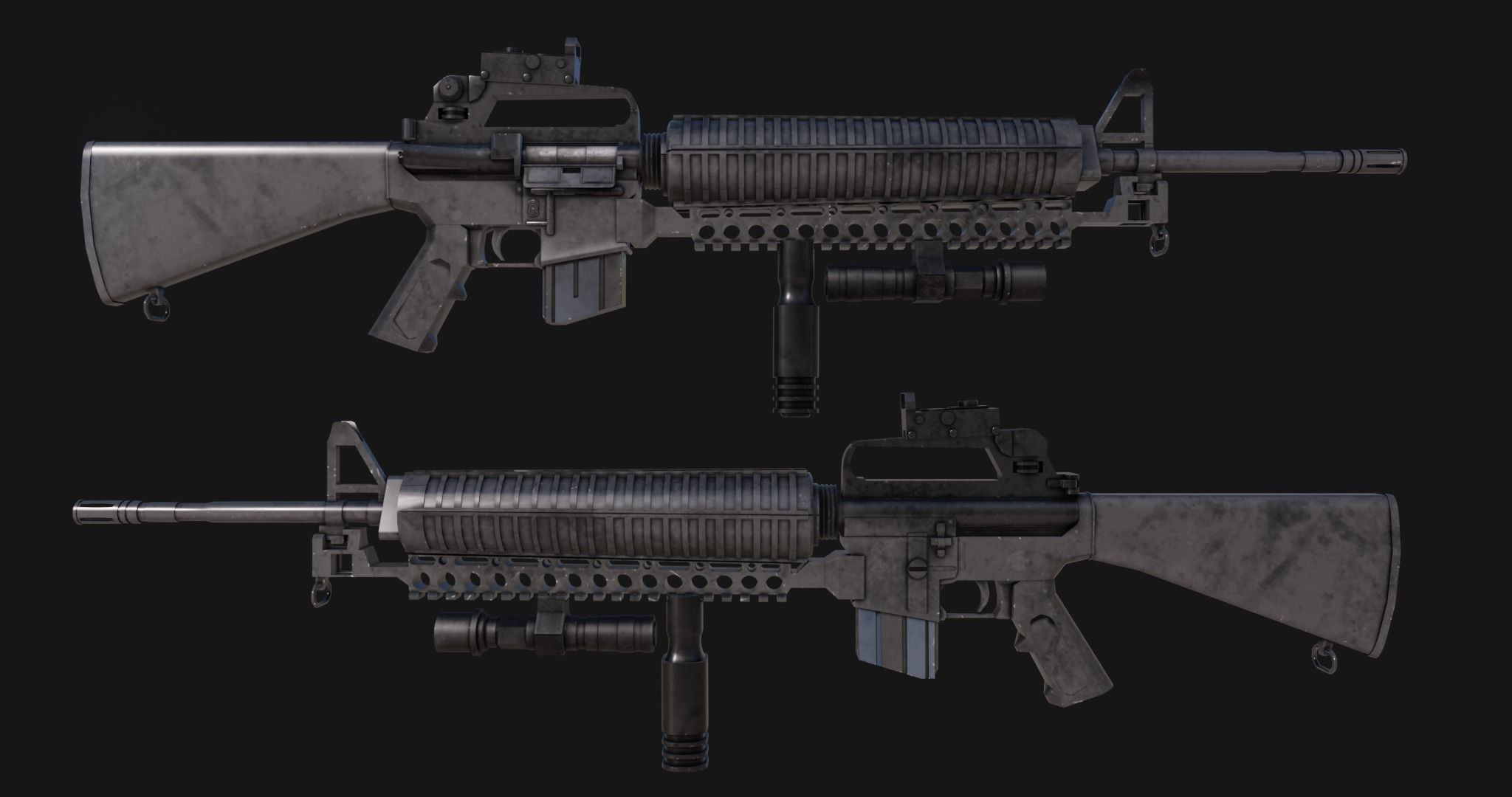 3D model M16 Ultimate Pack VR / AR / low-poly | CGTrader