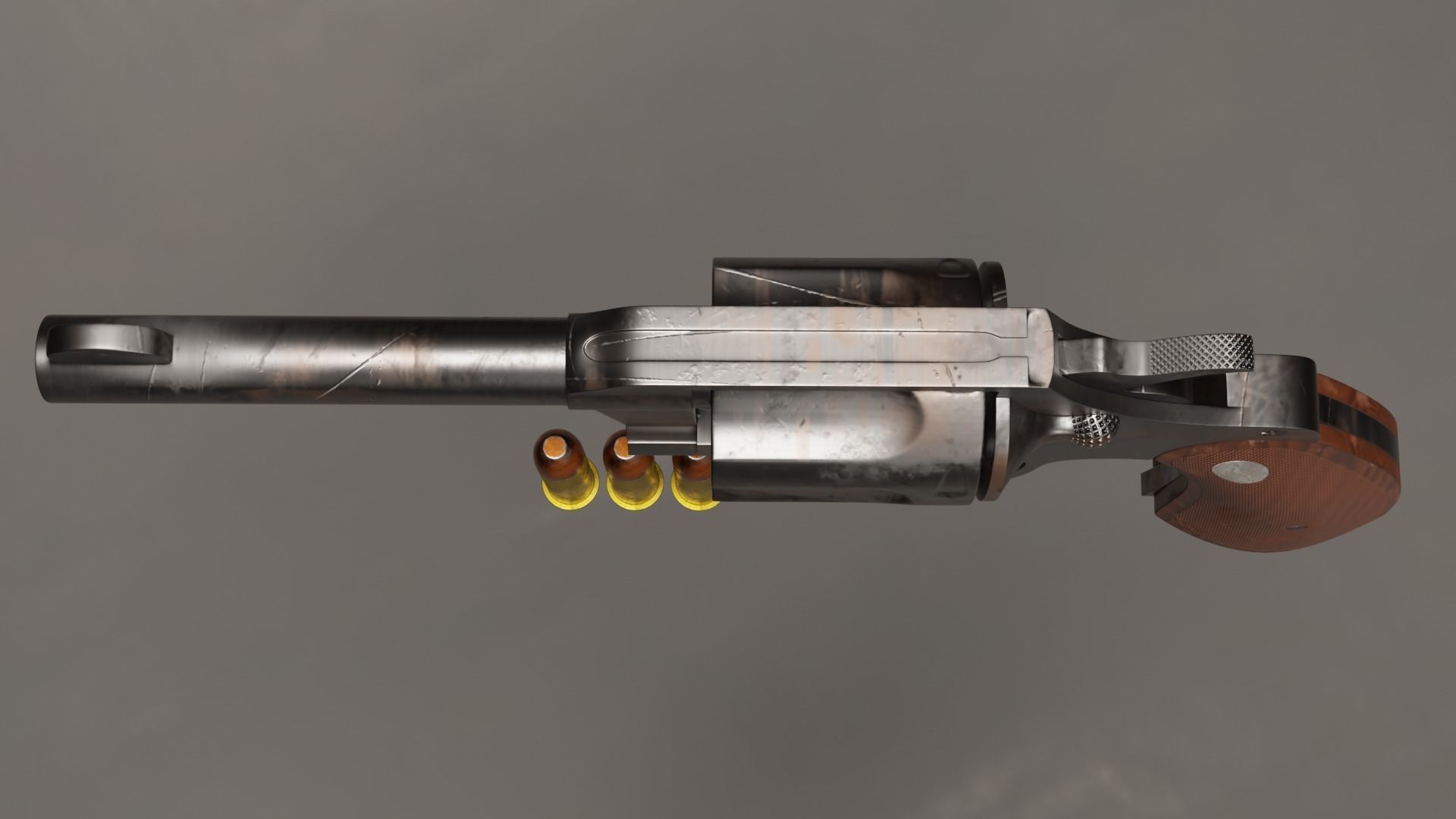 Revolver Gun 3D model | CGTrader