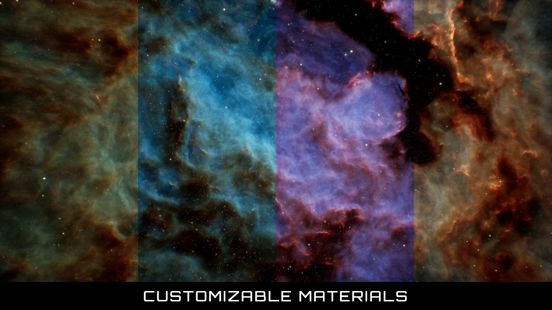 3D model Space Skybox Backgrounds 2 VR / AR / low-poly | CGTrader