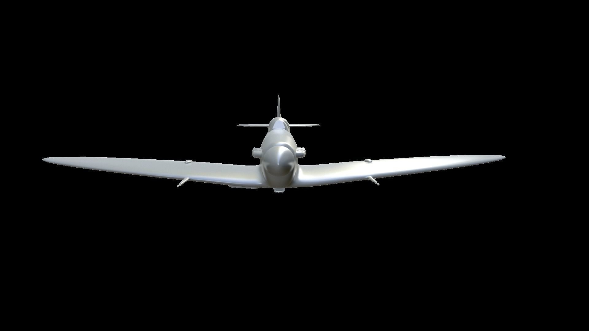 Spitfire Mk I B fighter model for 3D-printing 3D model 3D printable ...