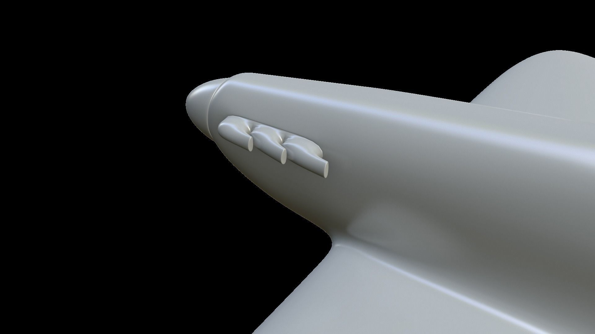 Spitfire Mk I B fighter model for 3D-printing 3D model 3D printable ...