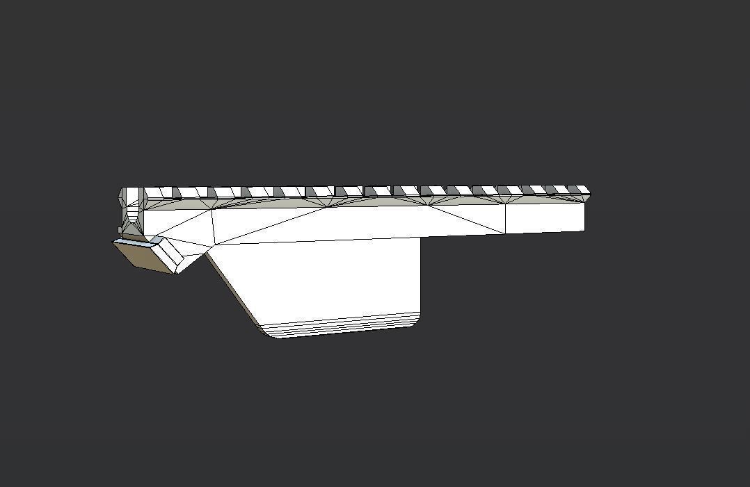 3D model UTG 4-Point Locking Deluxe M14 M1A Scope Mount PBR VR / AR ...