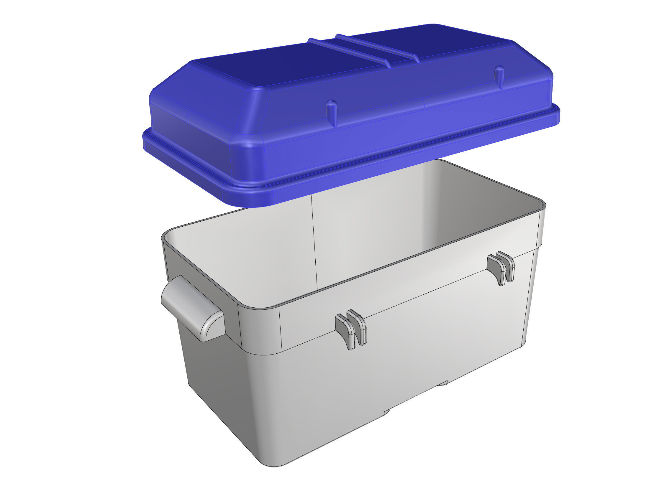 Marine Battery Box 3D model | CGTrader