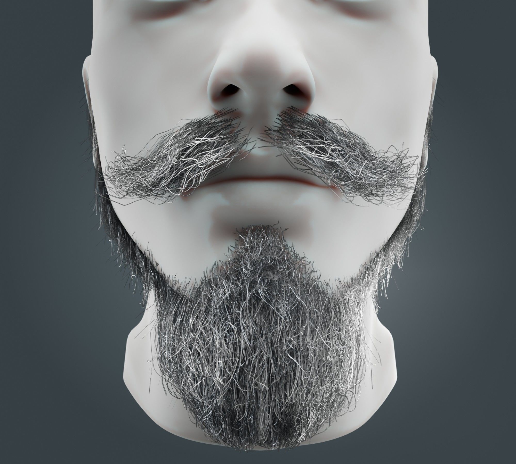 3D model Beard RealTime 5 Version 2 Low Poly VR / AR / low-poly | CGTrader