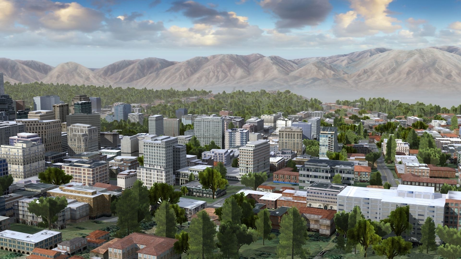 3D model Modern VR City VR / AR / low-poly | CGTrader