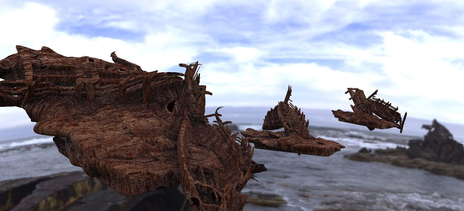 Harpy warrior kit bash scene 3D model | CGTrader