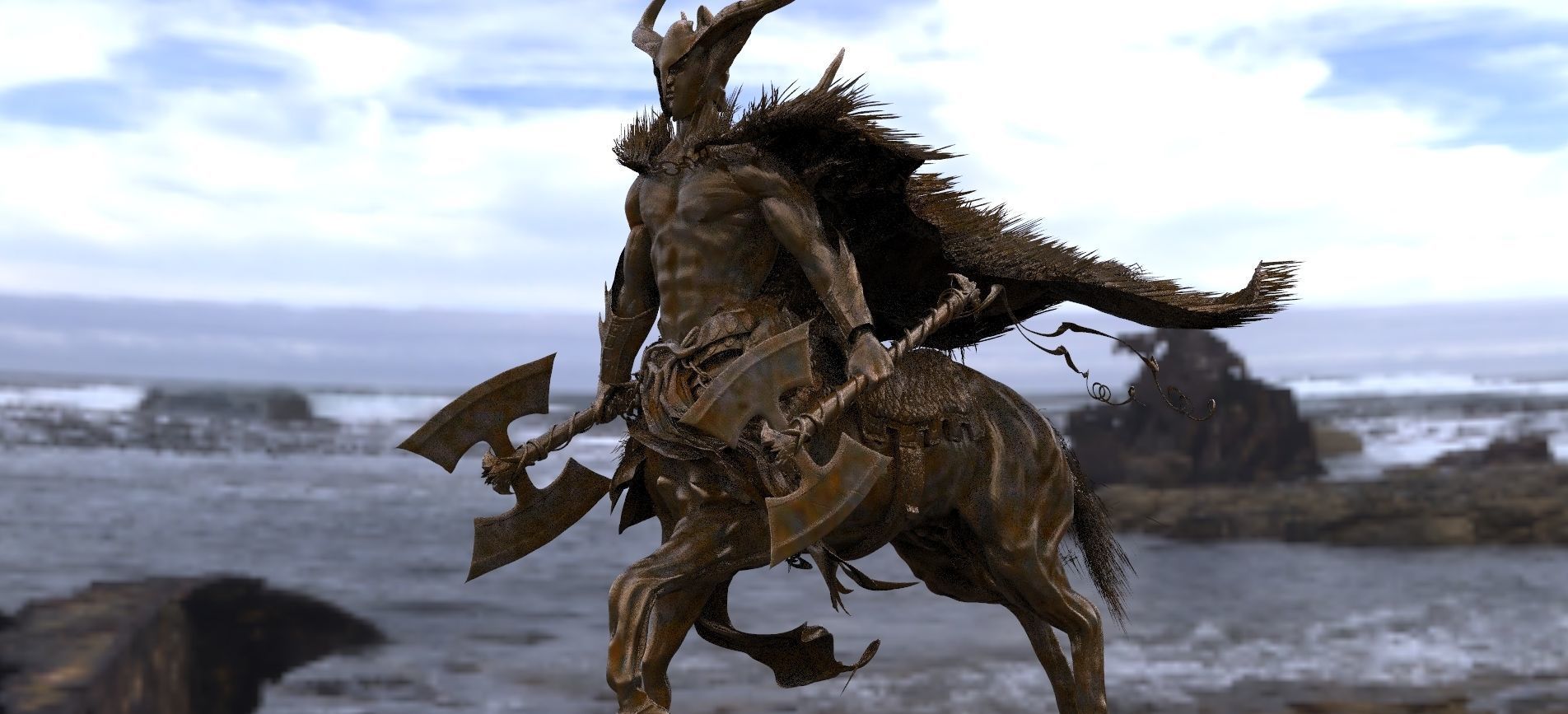 Centaur with soldier kit bash 3D model | CGTrader