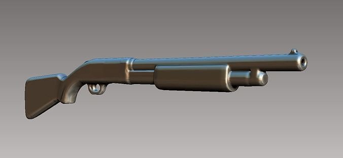 Mossberg shotgun 3D model 3D printable | CGTrader