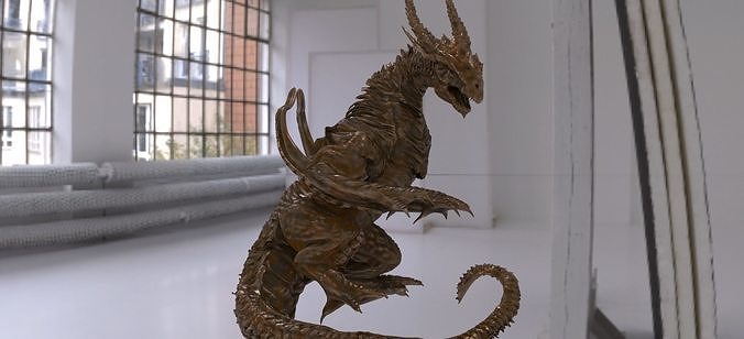 Dragon lizard 3D model | CGTrader