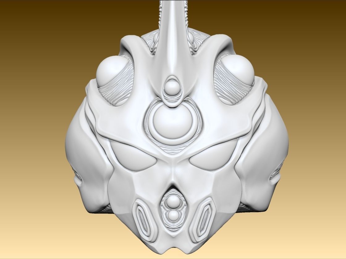 Guyver Unit 1 Blue 1986 Head 3D model 3D printable | CGTrader