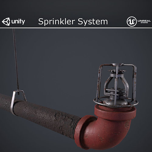 3D model Modular Sprinkler System VR / AR / low-poly | CGTrader