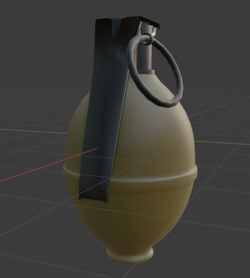 Game ready low poly grenade free VR / AR / low-poly 3D model | CGTrader