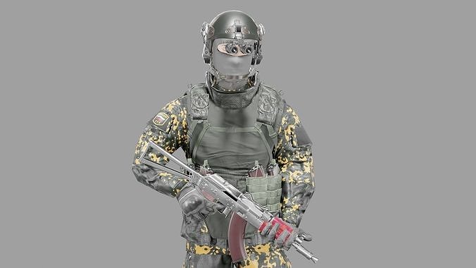 3D model FSB Operator VR / AR / low-poly | CGTrader