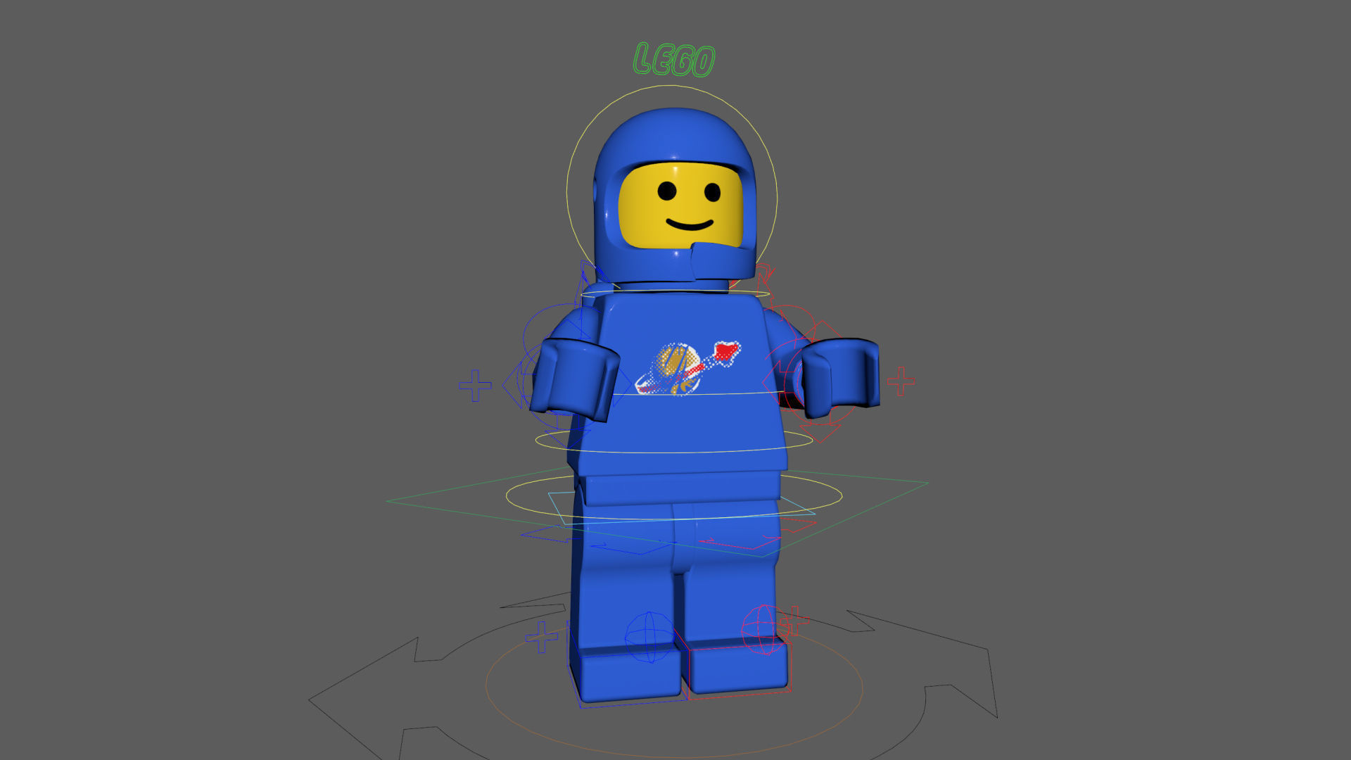 3D model Rigged - Benny The Spaceman Lego Movie VR / AR / low-poly ...