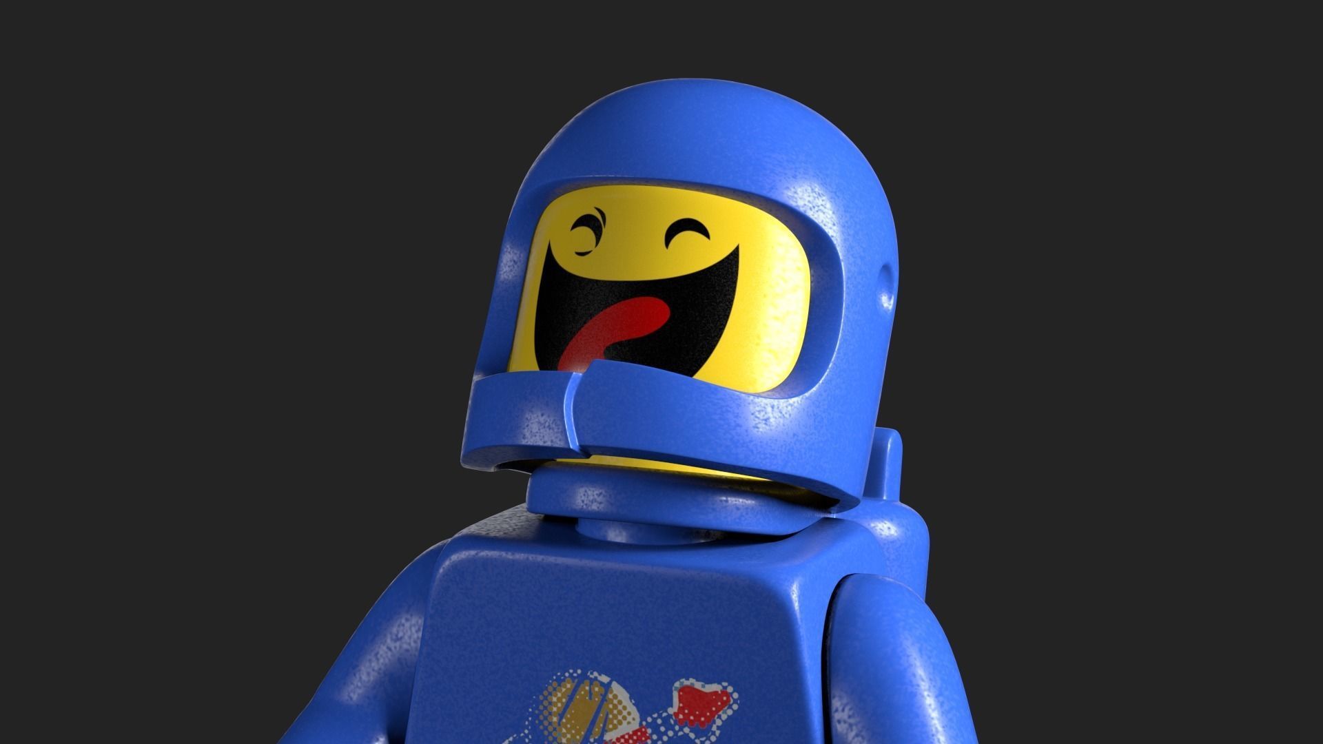 3D model Rigged - Benny The Spaceman Lego Movie VR / AR / low-poly ...