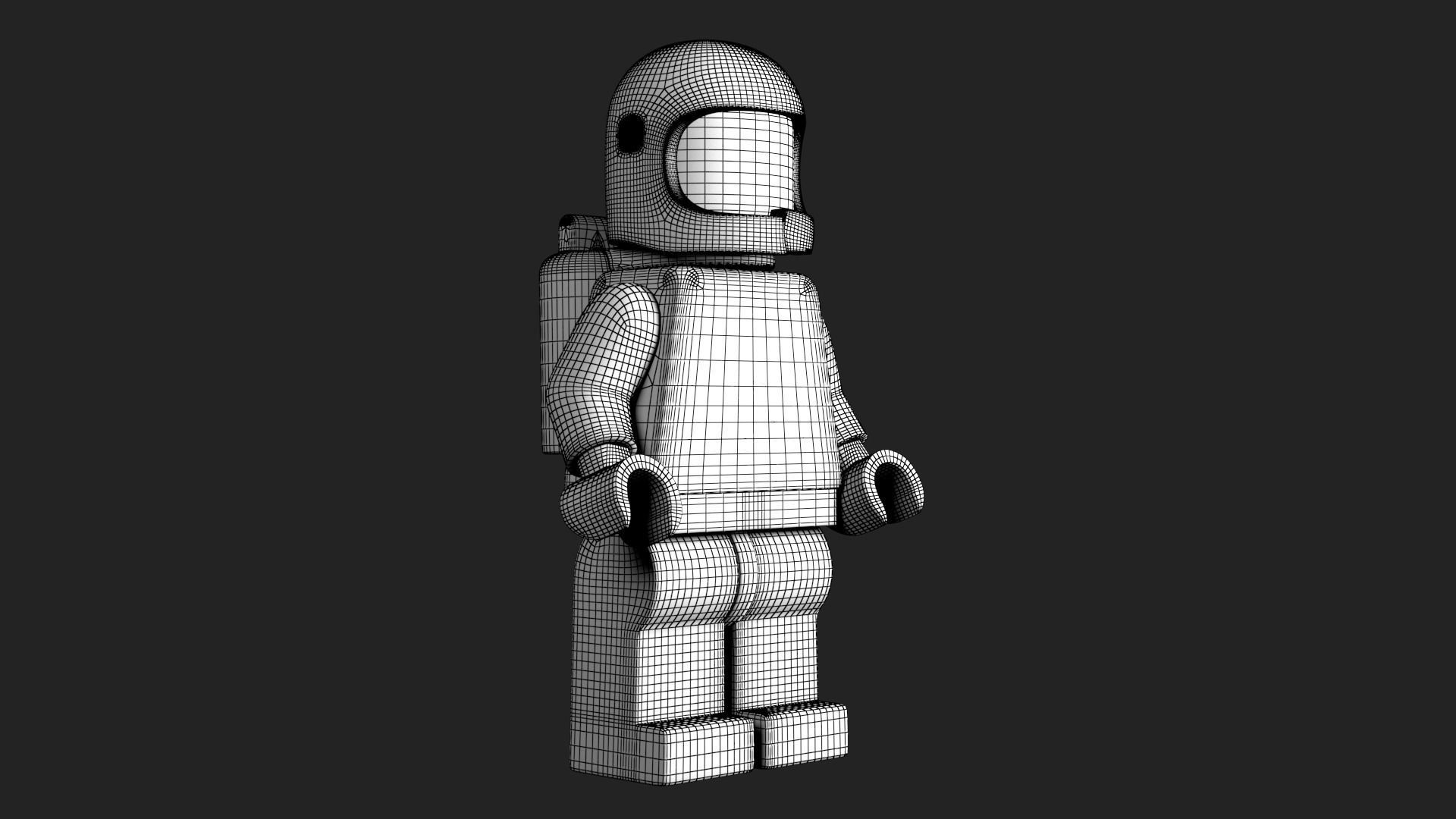 3D model Rigged - Benny The Spaceman Lego Movie VR / AR / low-poly ...