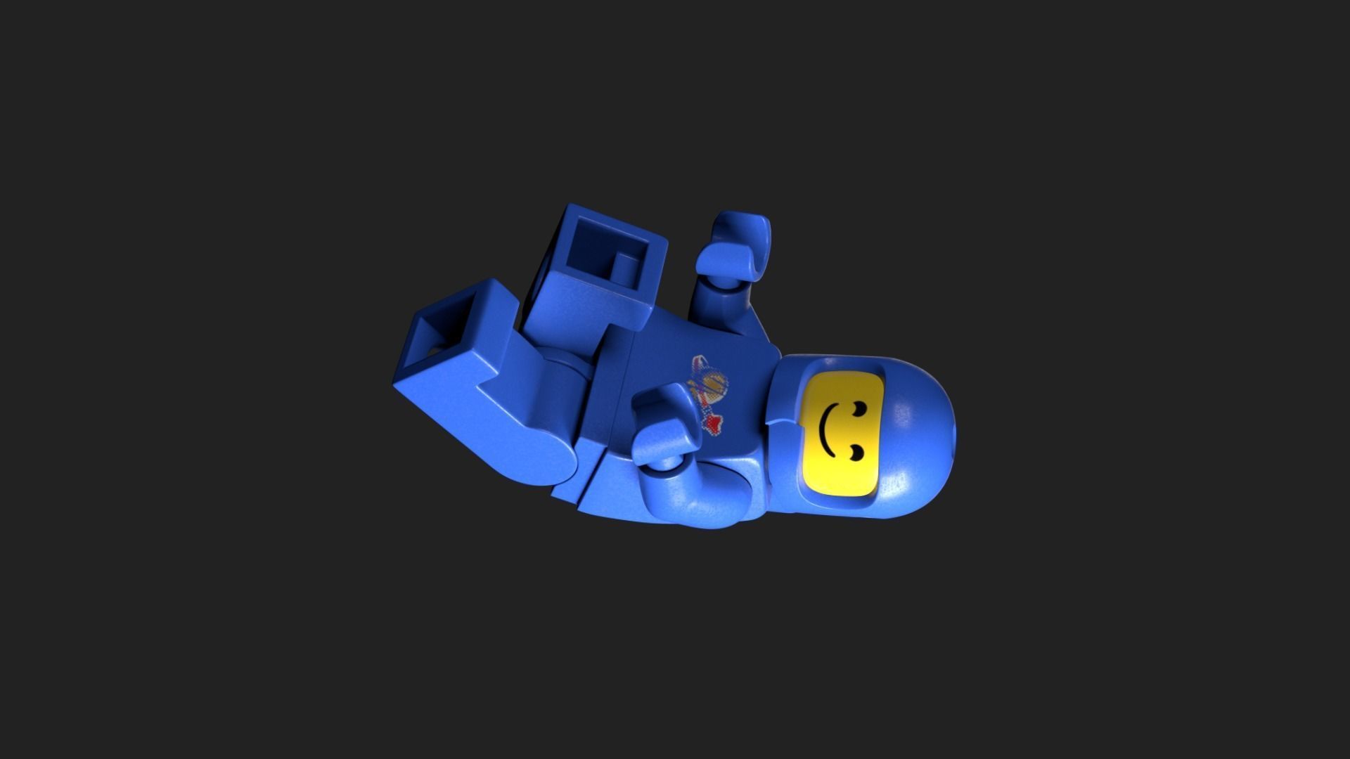 3D model Rigged - Benny The Spaceman Lego Movie VR / AR / low-poly ...