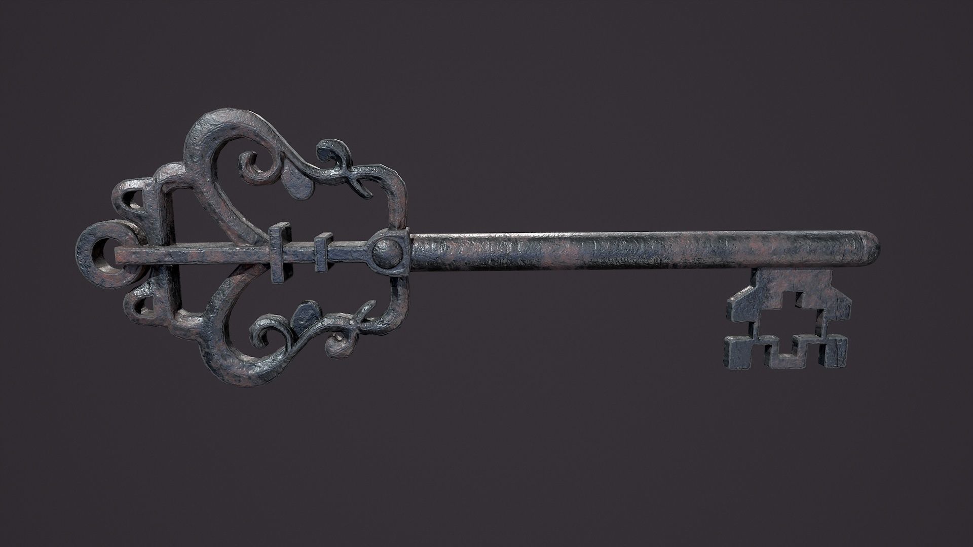 3D model Medieval Skeleton Key 2 VR / AR / low-poly | CGTrader